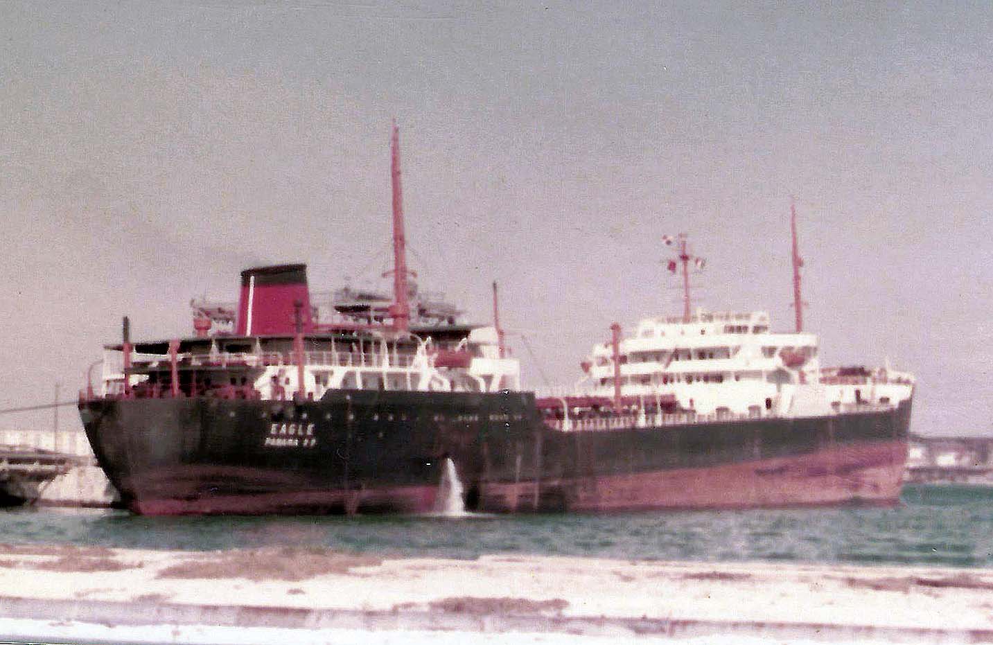 1702-39 EAGLE at Lavera oil terminal, Port de Bouc, in April 1975 ÔÇô ...