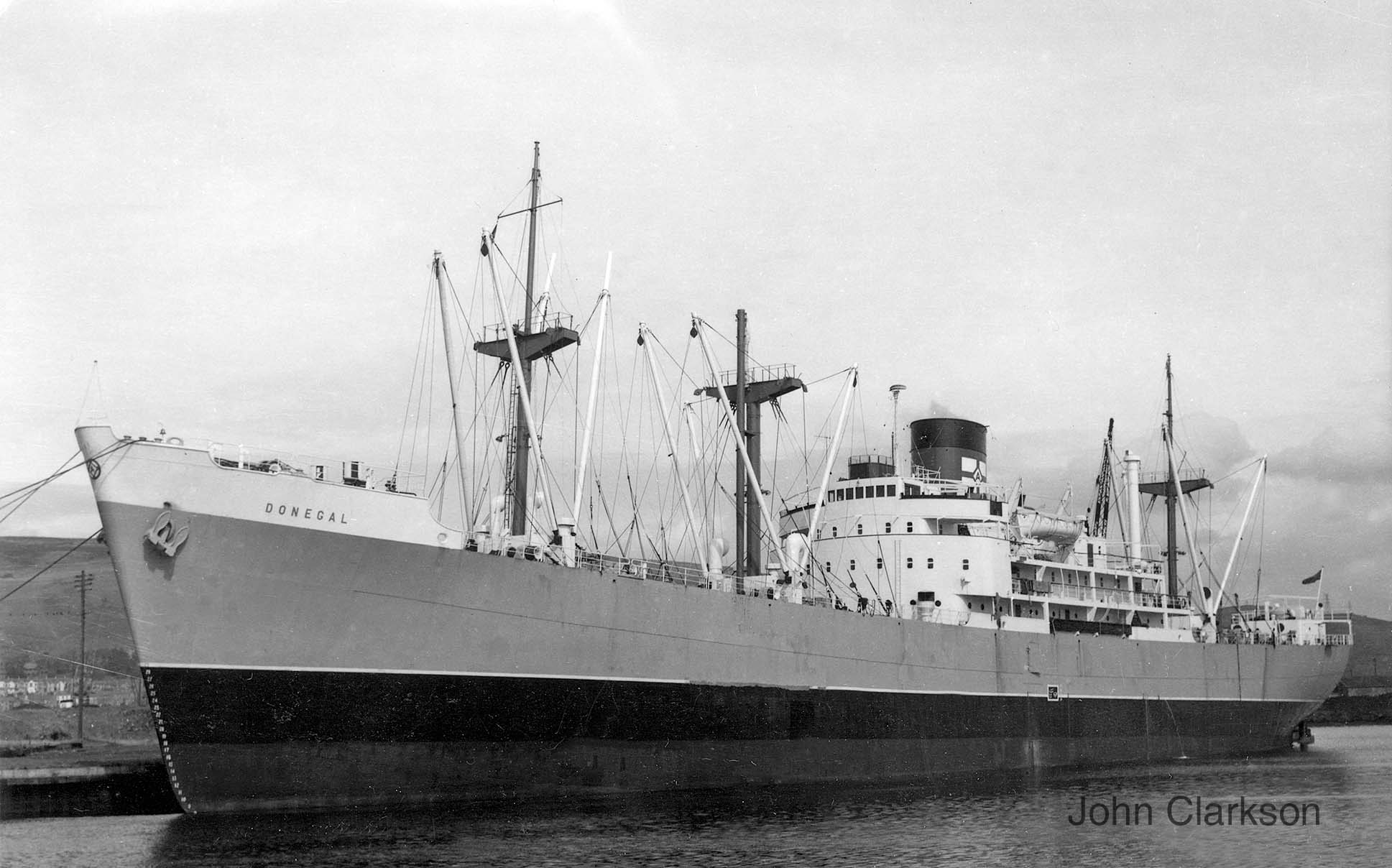 S1710-58 Donegal 1957 - Clarkson - Shipping Today & Yesterday Magazine